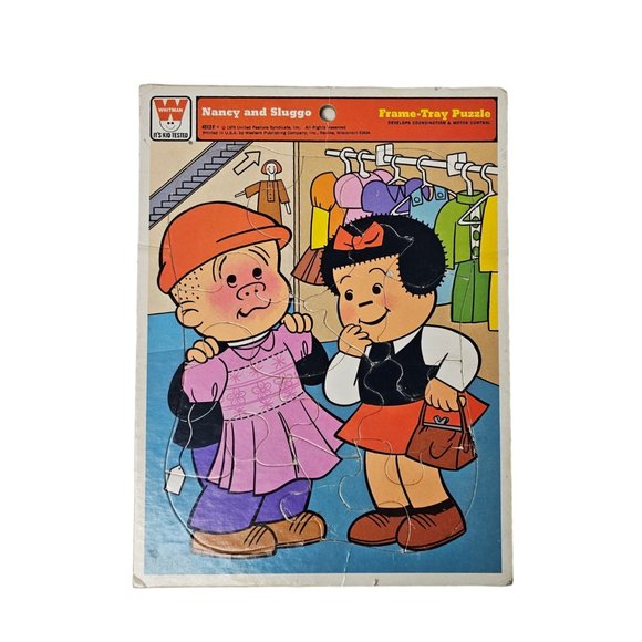 Nancy and Sluggo | Toys | 975 At Nancy And Sluggo Frametray Jigsaw ...